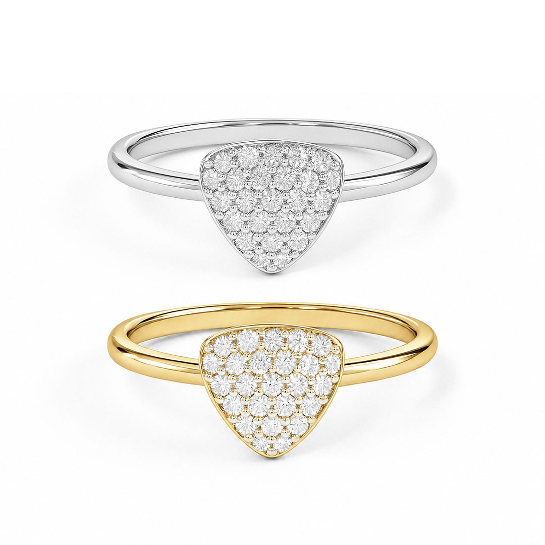 Radiant Triangle Diamond Ring - VIP Jewelry APP
